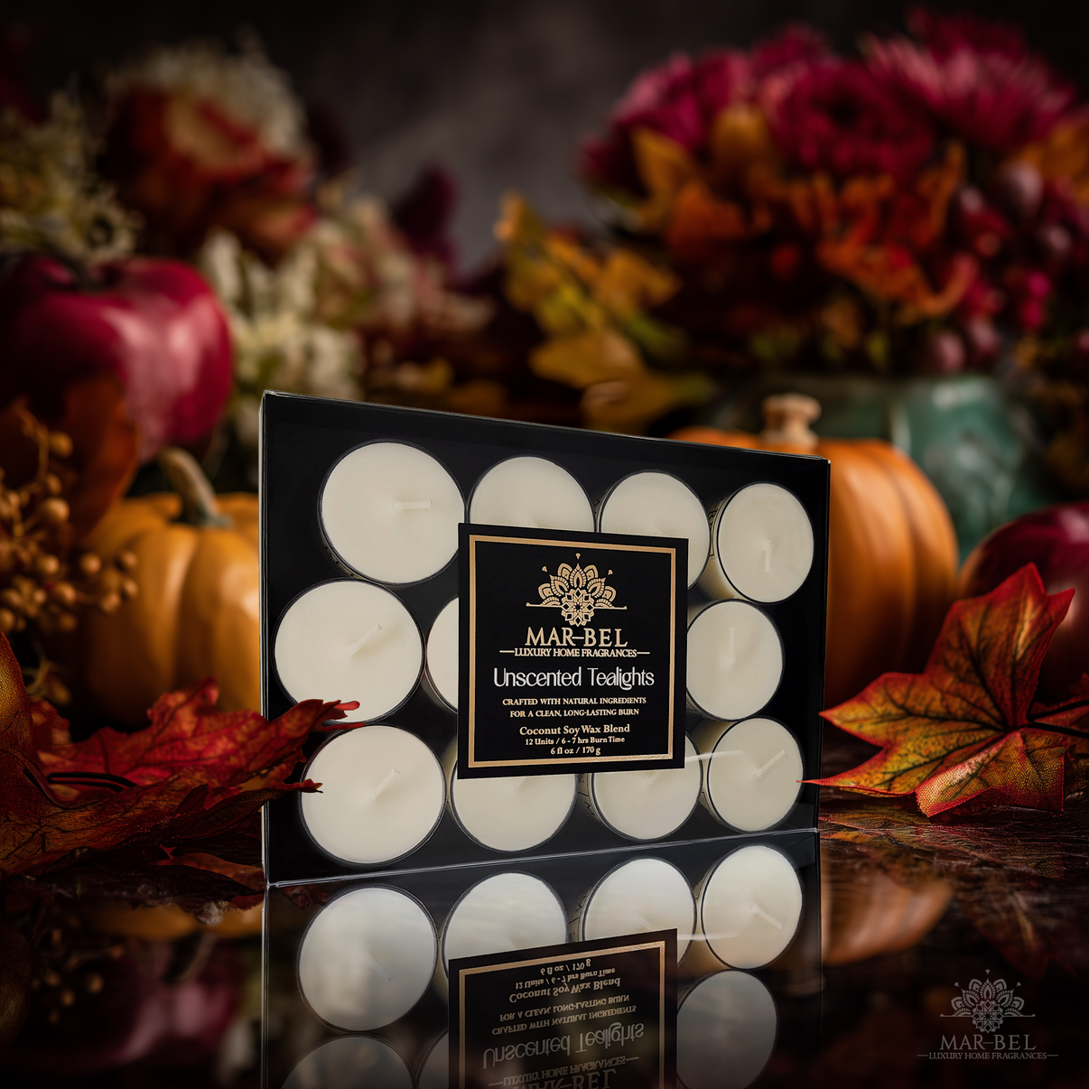 Unscented Tealight Set – Mar-Bel Luxury Home Fragrances
